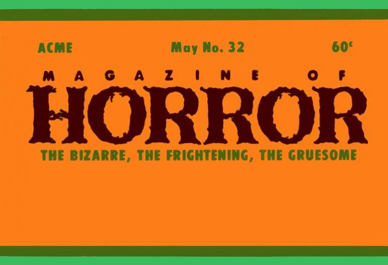 Magazine of Horror #32 May 1970 – Larque Press | The Digest Enthusiast ...